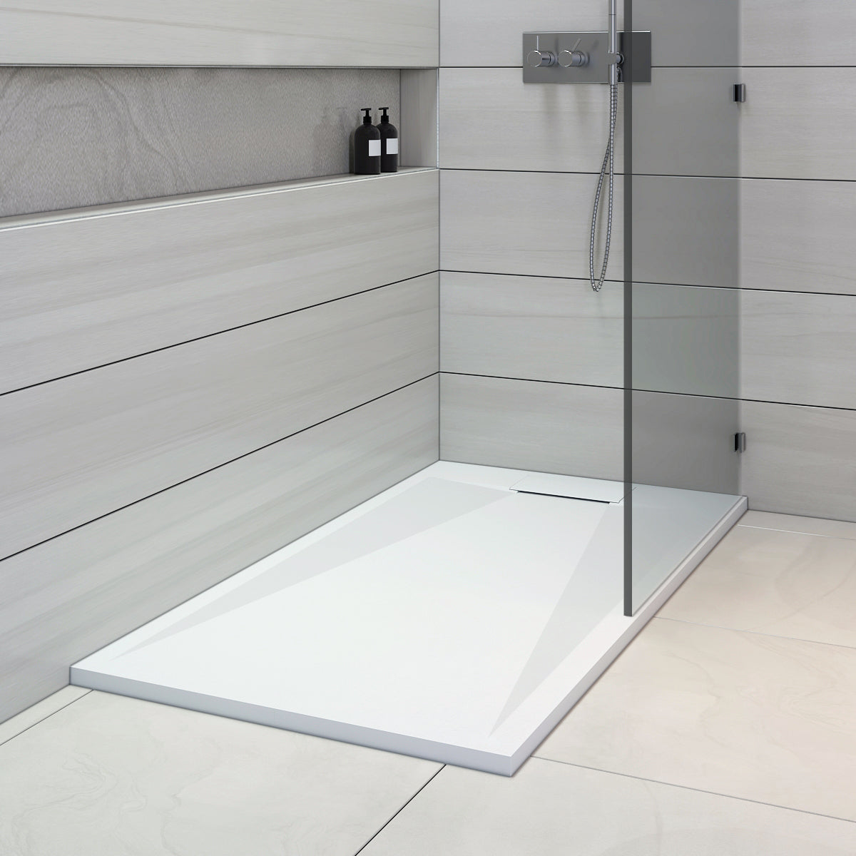 Sahara 60x32 SMC Shower Base White – Bain Signature