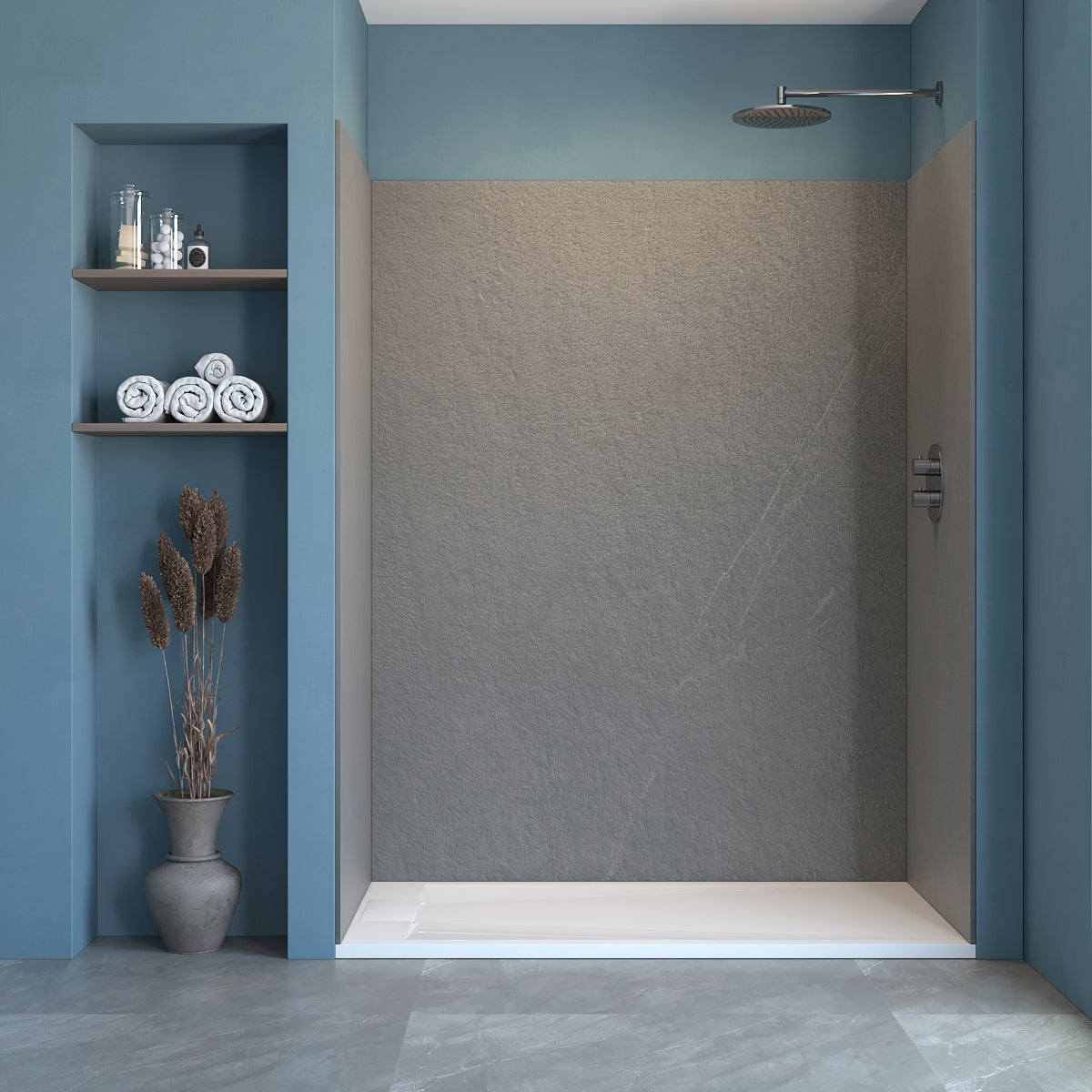 Cassie Shower/Tub Walls in Slate Grey – Bain Signature